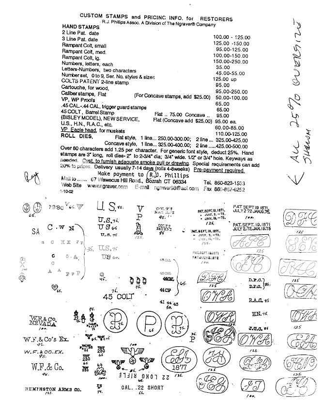 Rampant Colt Die Stamp | Colt Forum