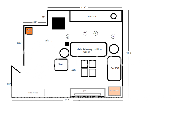 Dual subwoofer placement "with pics", opinions? - AVS Forum | Home ...