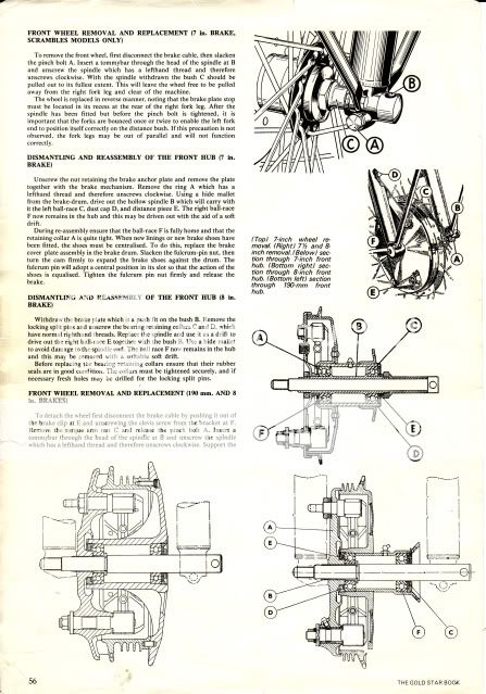 BSA 7" half width front hub q??? - Britbike forum