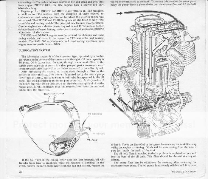 BSA B series oil circuit - Britbike forum