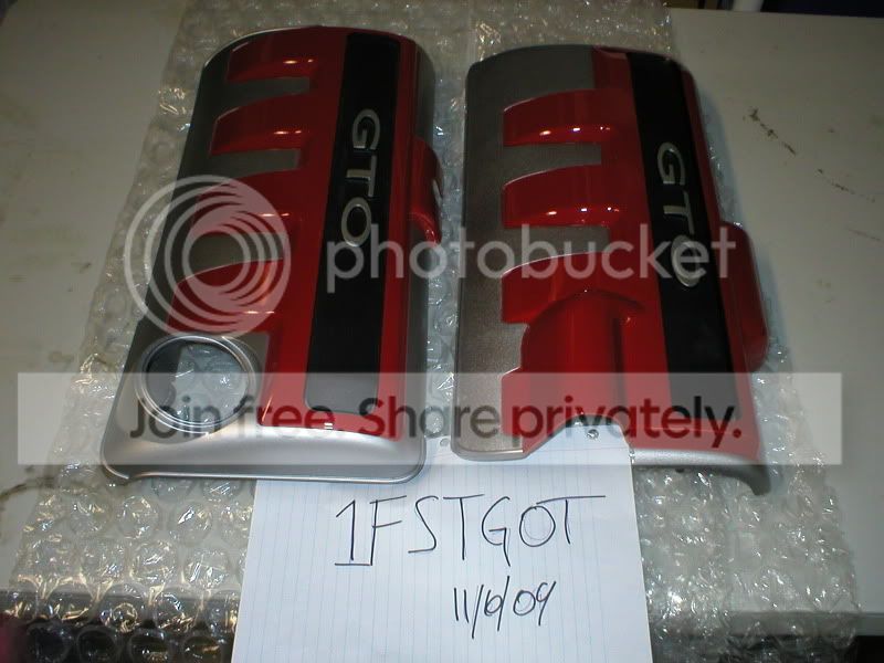 Painted Fuel Rail Covers~ | LS1GTO Forums